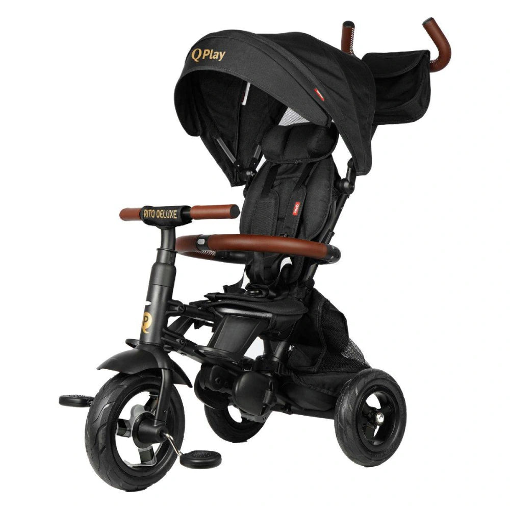 Triciclo evolutivo Qplay Rito Star Deluxe Black – Loja dos Bebés